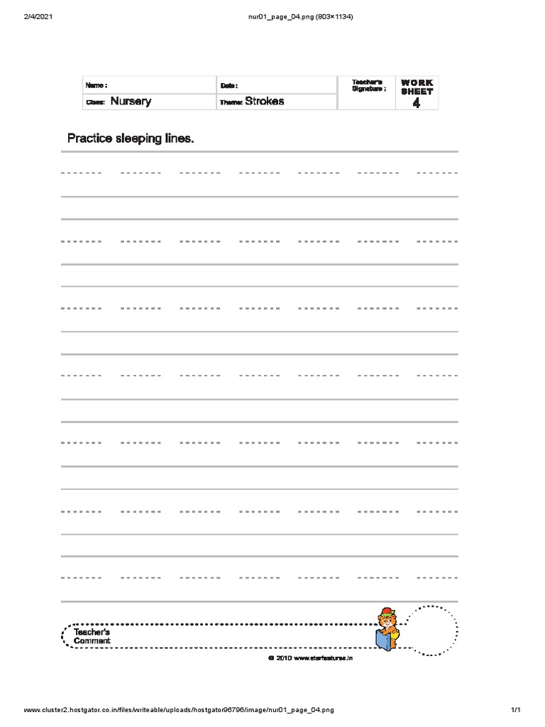 Sleeping Line | PDF | Games & Activities