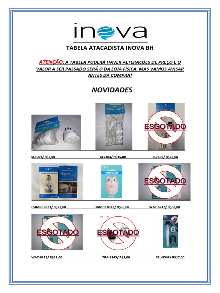 Tabela Inova BH 2021 | PDF | Technology & Engineering