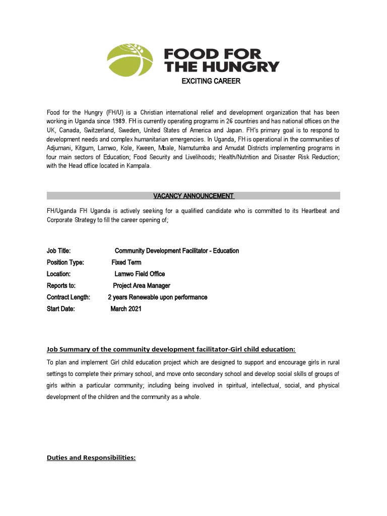 CDF Girl Education-Advert | PDF | Human Nature | Schools