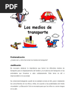 Secuencia Didáctica 3-Transportes | PDF | Transporte | Sociedad