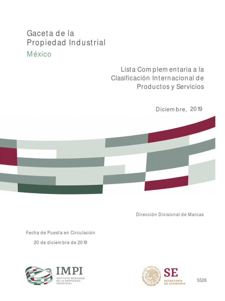 MARCANET - IMPI (Complementaria Productos para Registro de Marca) Part ...
