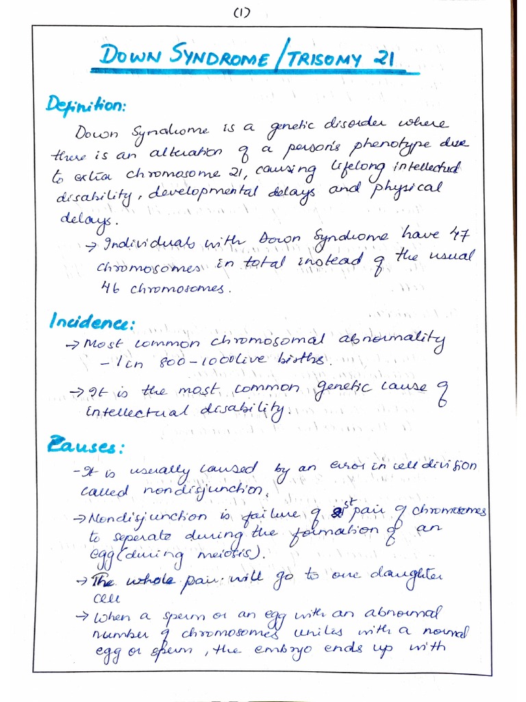 Common Genetics Syndromes | PDF