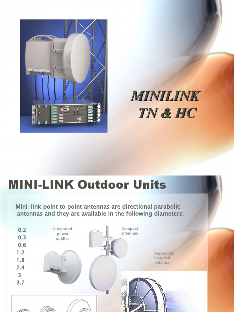Docslide. Ericsson-Minilink-Equipments | PDF | Antenna (Radio) | Radio