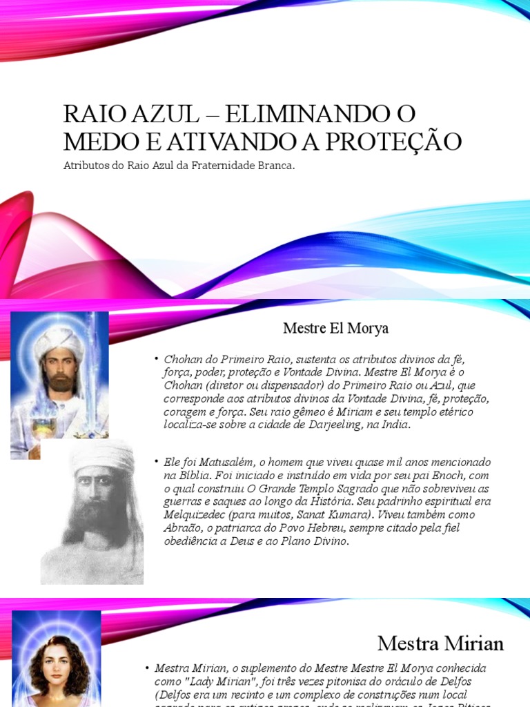Raio Azul: Proteção e Poder Espiritual | PDF | Miguel (Arcanjo) | Anjo