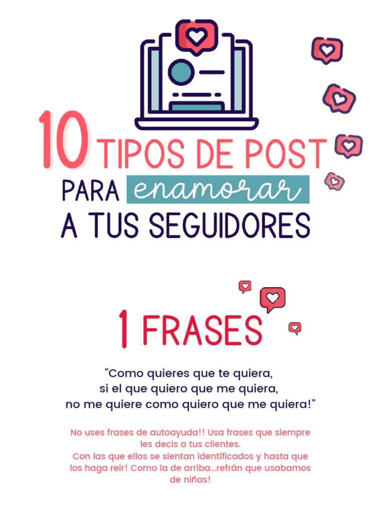 10 Tipos de Post para Inspirarte | PDF