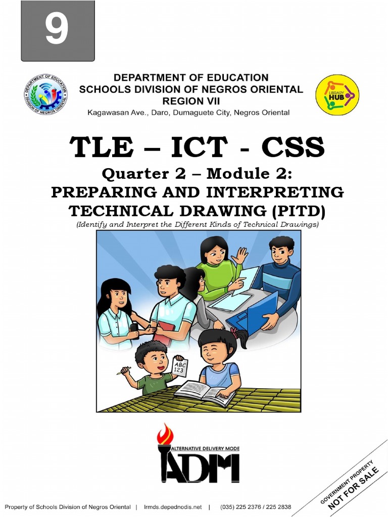 Tle - Ict - CSS: Quarter 2 - Module 2: Preparing and Interpreting Technical Drawing (Pitd) | PDF ...