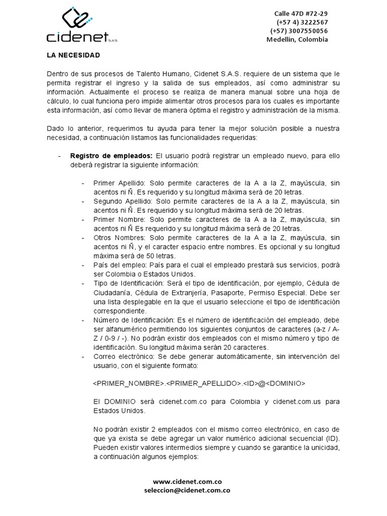 Prueba Técnica Angular Spring Boot Flutter | PDF | Edad de información | Ciencias de la Computación