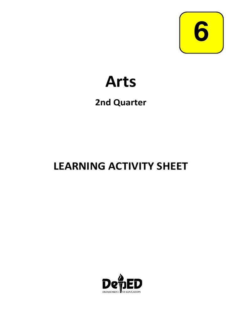 Grade 6 Q2 ARTS LAS | PDF | Composition (Visual Arts) | Paintings