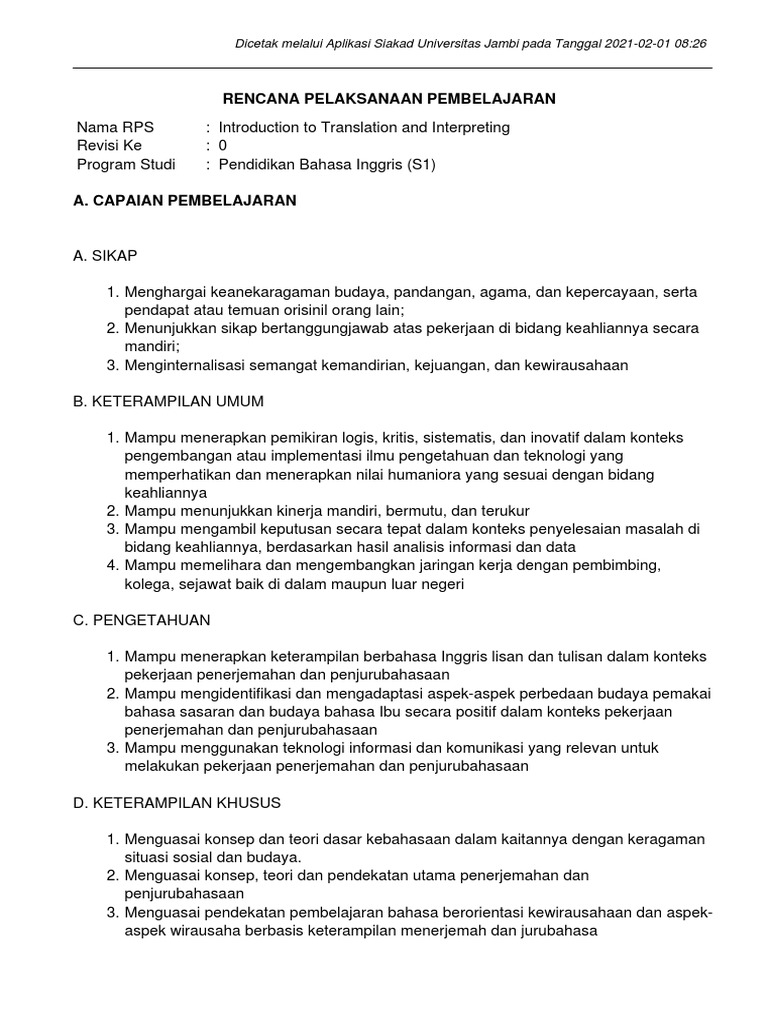 RPS-Introduction To Translation and Interpreting | PDF | Seni