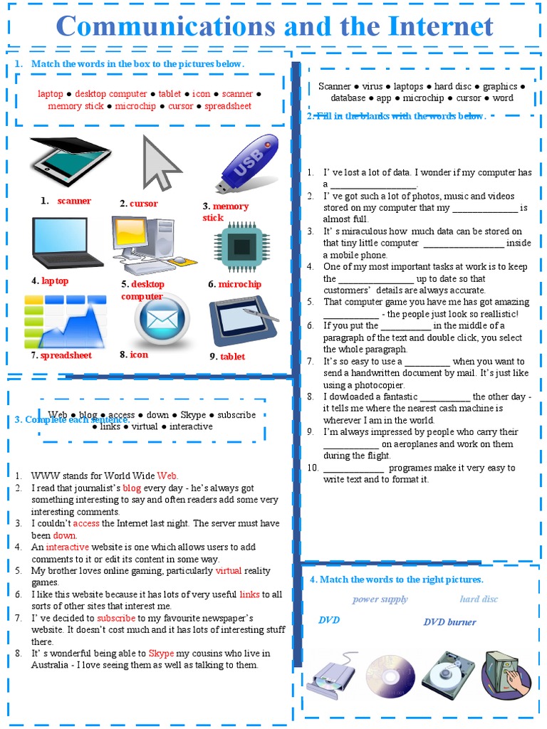 Communication and The Internet Tests - 132653 | PDF | Websites | World ...