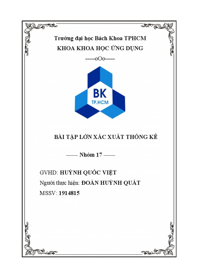 BTL XSTK 2 | PDF