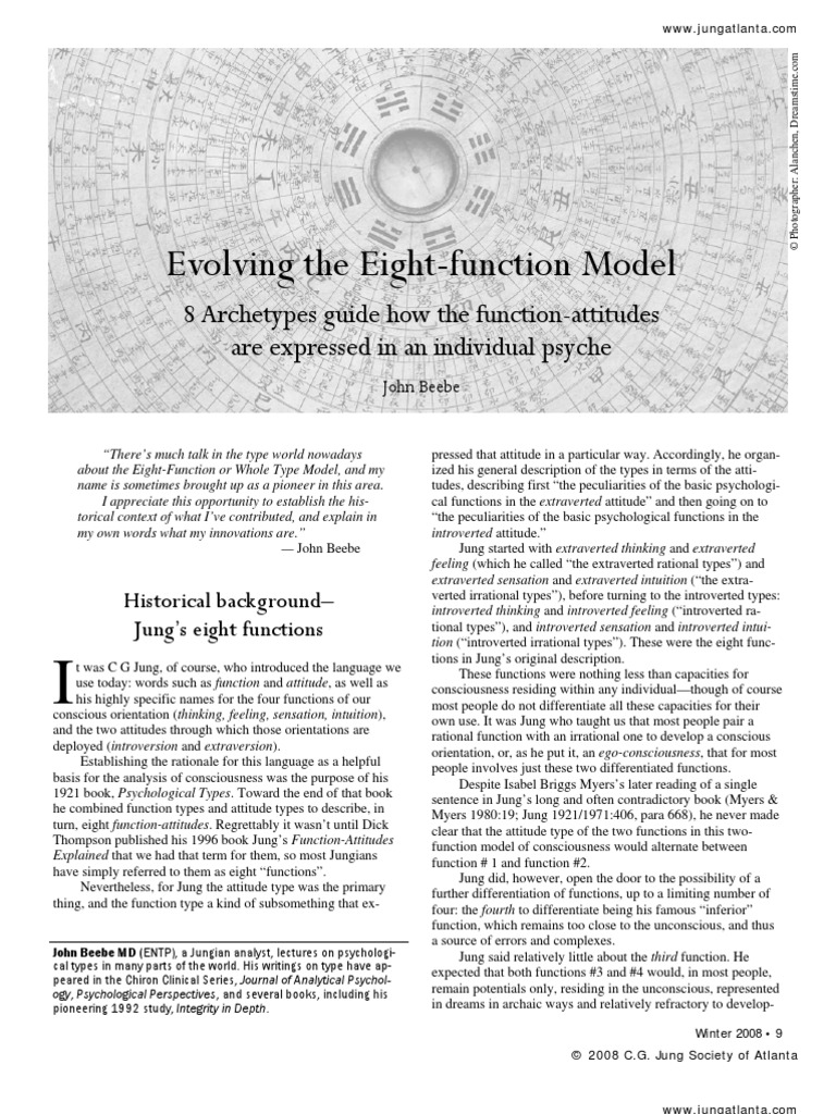 Evolving The Eight-Function Model: 8 Archetypes Guide How The Function ...