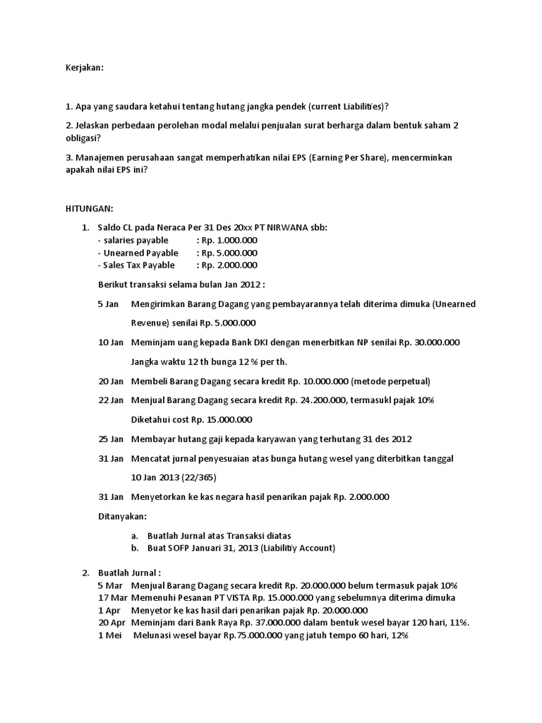 Tugas Latihan PA 2 | PDF