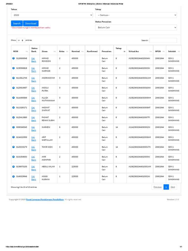 SIPINTAR Enterprise - Sistem Informasi Indonesia Pintar | PDF