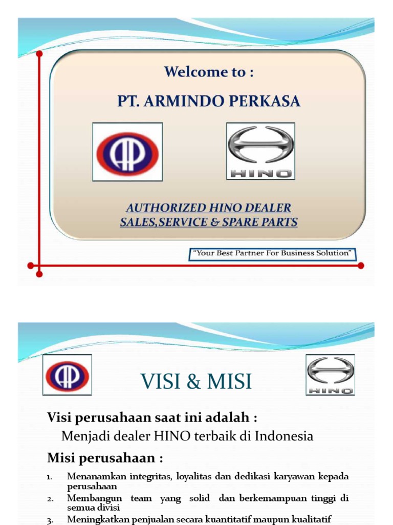 Pt. Armindo Perkasa Company's Profile 2018 | PDF