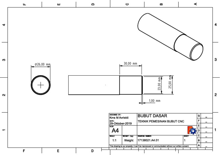 Bubut Dasar CNC Modul Kms | PDF