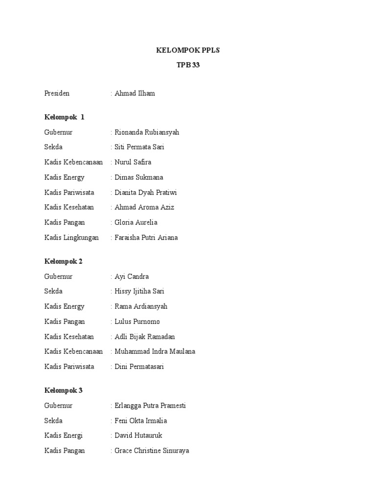 PPLS TPB 33 | PDF