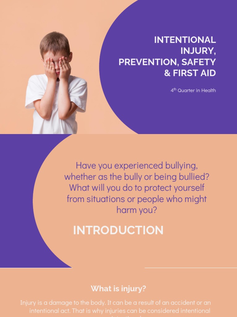Intentional Injuries | PDF | Stalking | Bullying