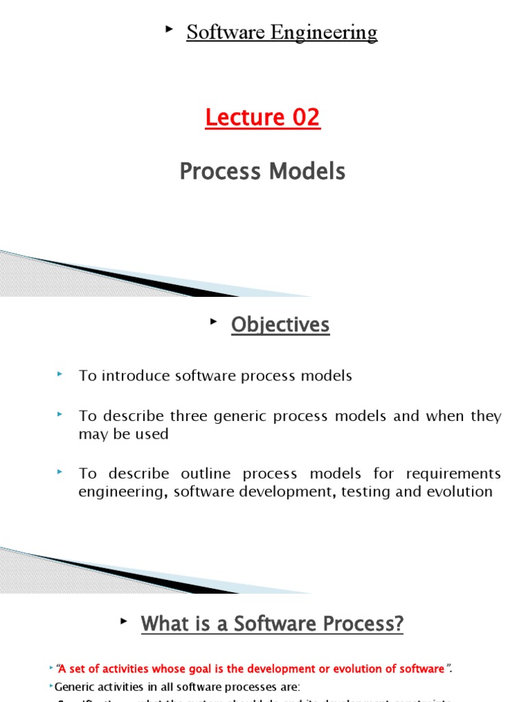Software Engineering: Process Models | PDF | Software Prototyping | Software Development Process