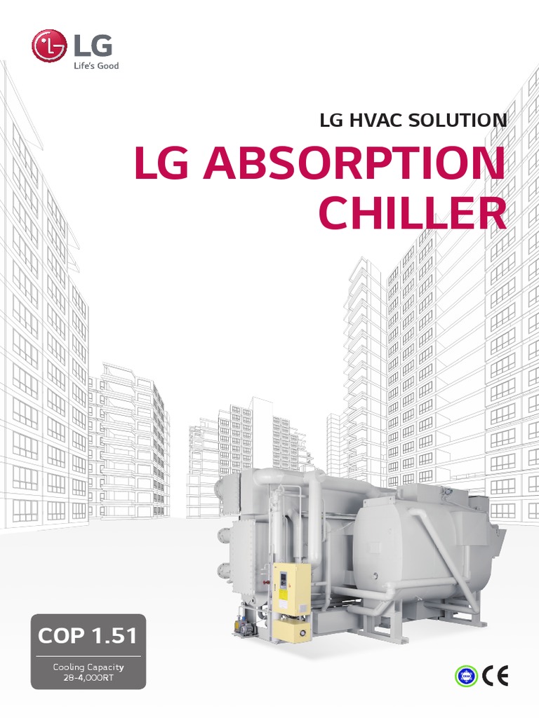 Leaflet F LG Absorption Chiller | Download Free PDF | Vacuum Tube | Pump