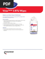 TriGene Data Sheets | PDF | Infection Control | Medical Device