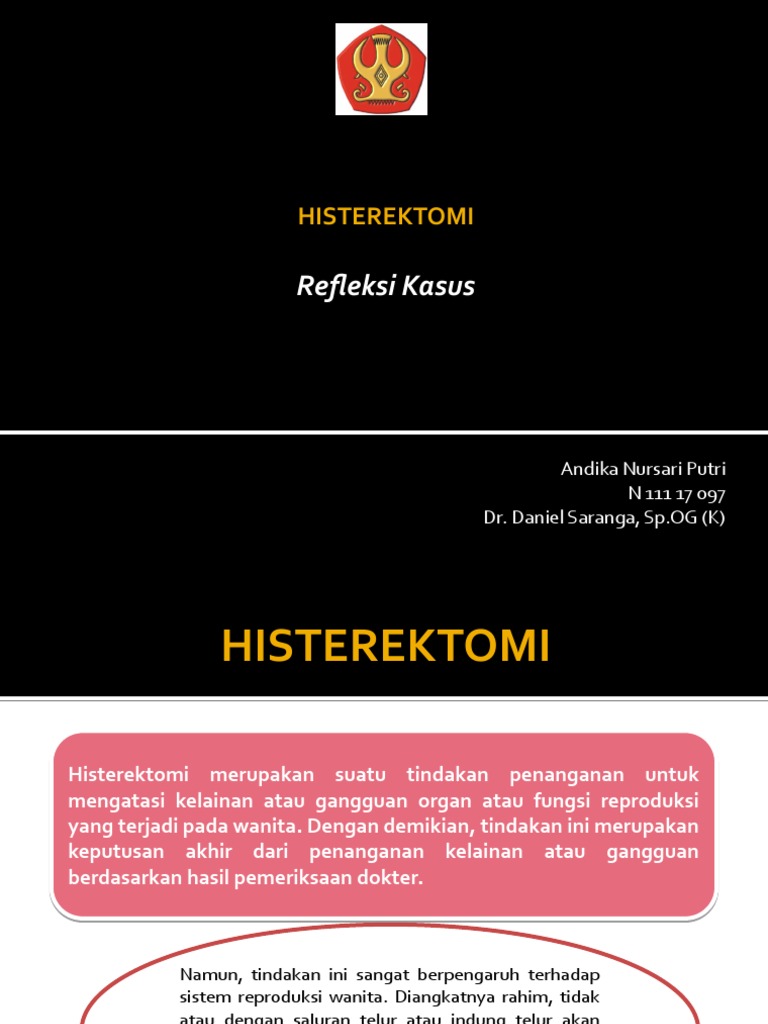 Siklus Haid Pasca Histerektomi | PDF