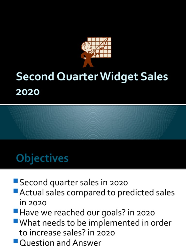 Second Quarter Widget Sales 2020 | PDF