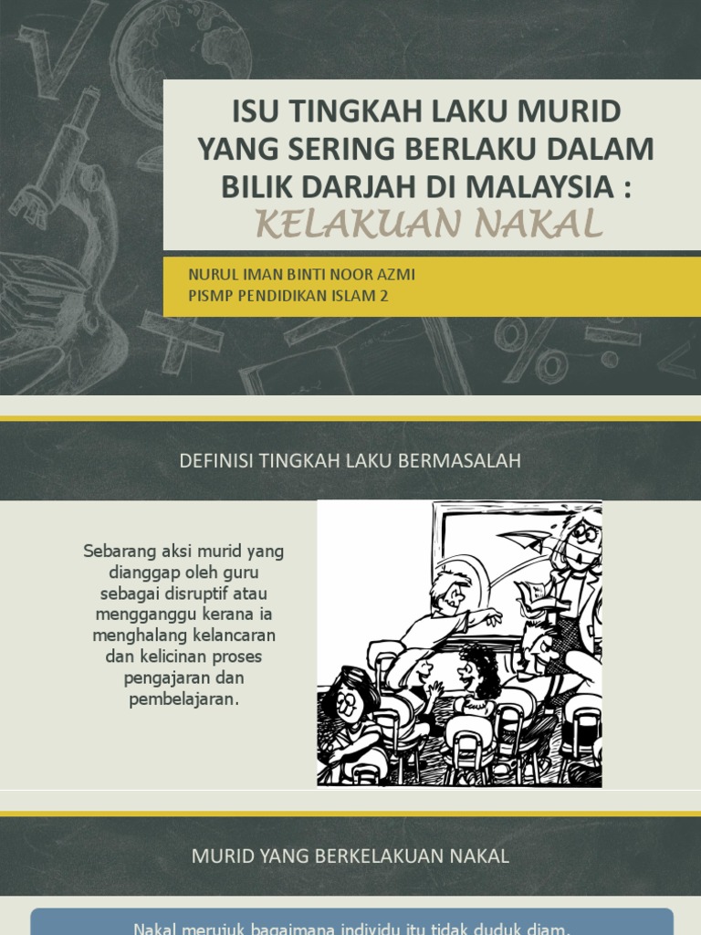 Isu Tingkah Laku Murid Yang Sering Berlaku Dalam | PDF | Karier & Perkembangan | Pengembangan Diri