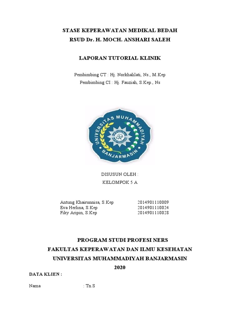 Laporan Tutorial Klinik KMB 1 Kel. 5a-1 | PDF