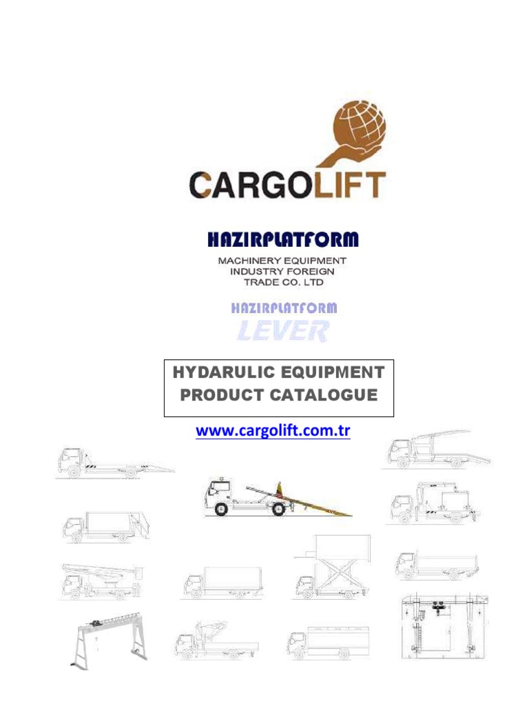 Hydarulic Equipment Product Catalogue | PDF | Crane (Machine) | Door