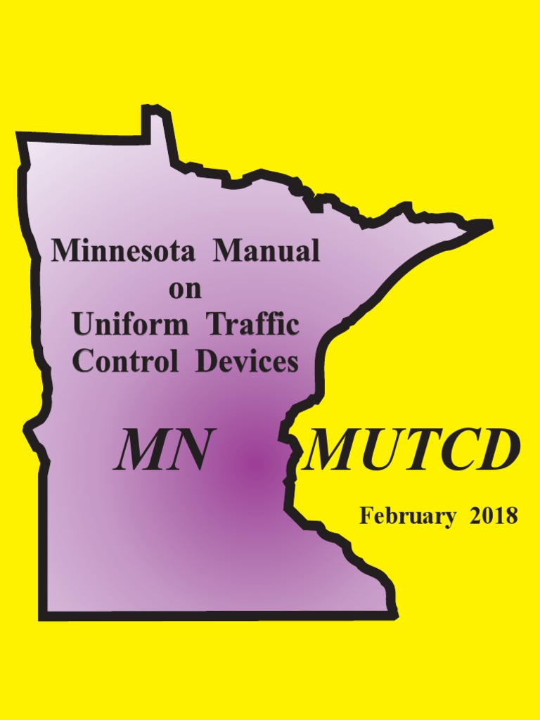 Minnesota Manual On Uniform Traffic Control Devices Minnesota Manual On ...