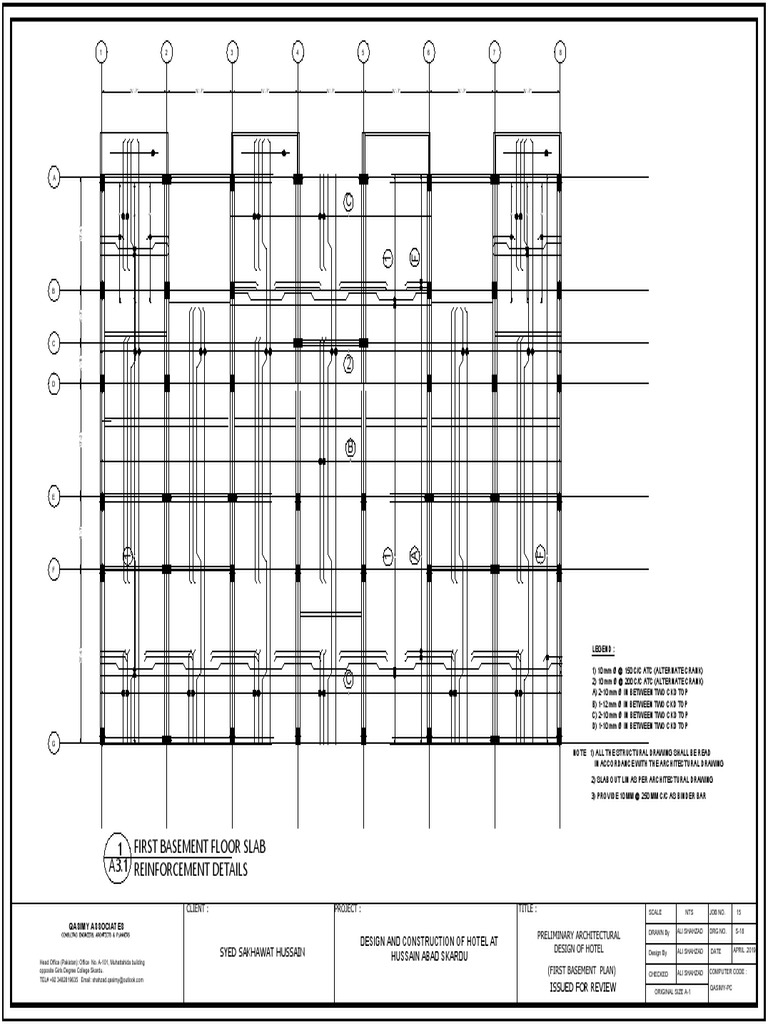 Hotel Structural Drawing - 2 - A4 | PDF | Artistic Techniques | Design