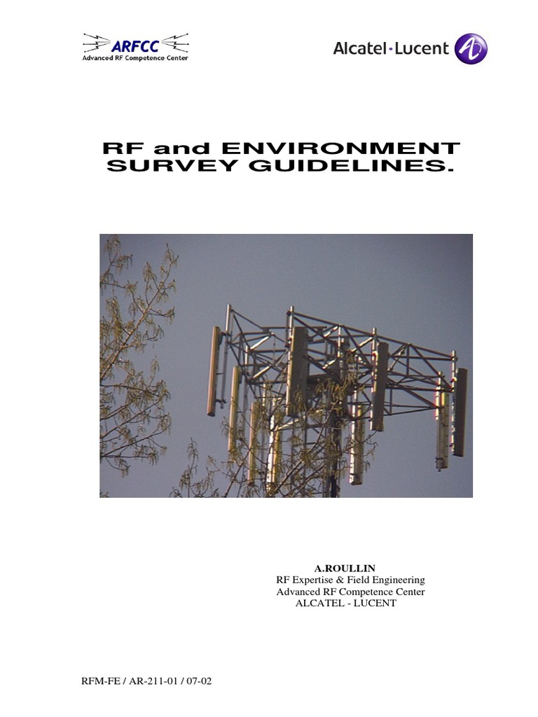 Comprehensive Guidelines for Conducting RF Environment and Radio ...