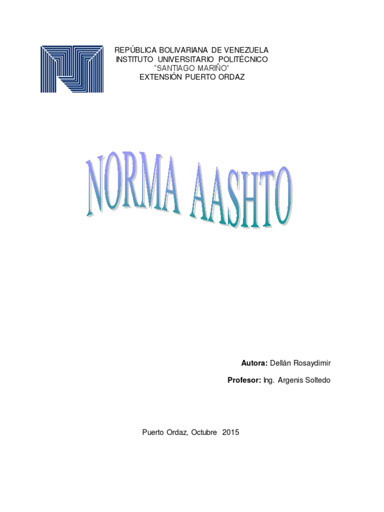 Norma Aashto 1 | PDF | Resistencia de materiales | Hormigón