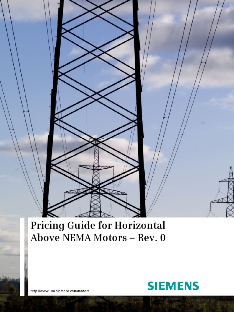 Siemens Pricing Guide Horizontal ANEMA ANSP-60000-1112 R0 | PDF ...