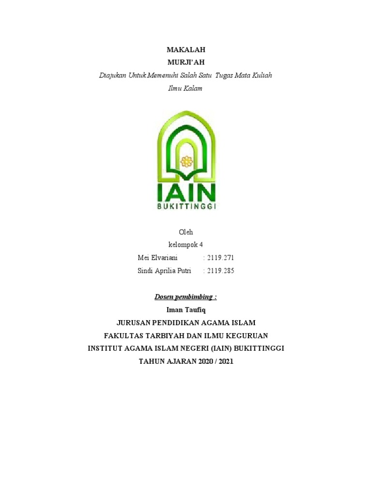 Murjiah | PDF