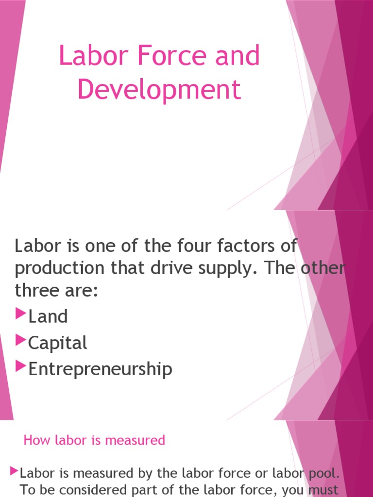 Labor Force and Development | Download Free PDF | Labour Economics ...
