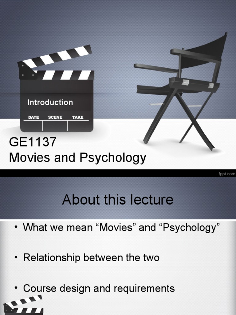 GE1137 Movies and Psychology | PDF | Perception | Psychology