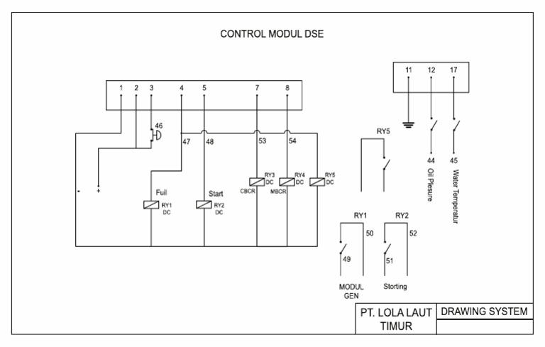 Control Modul Dse: Pt. Lola Laut Timur | PDF