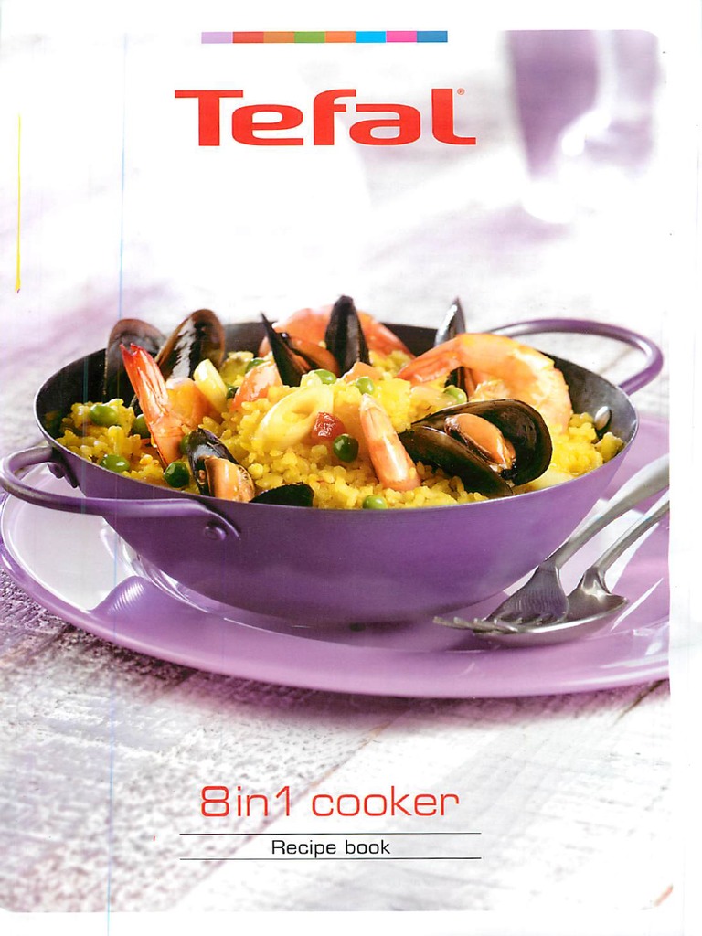 Tefal 8-In-1 Rice Cooker Recipe Book | PDF