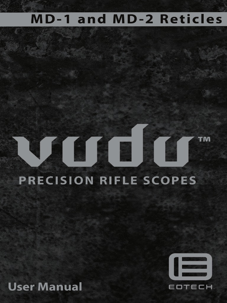 EOTech MD1 and MD2 Reticle Guide | PDF | Telescopic Sight | Minute And Second Of Arc