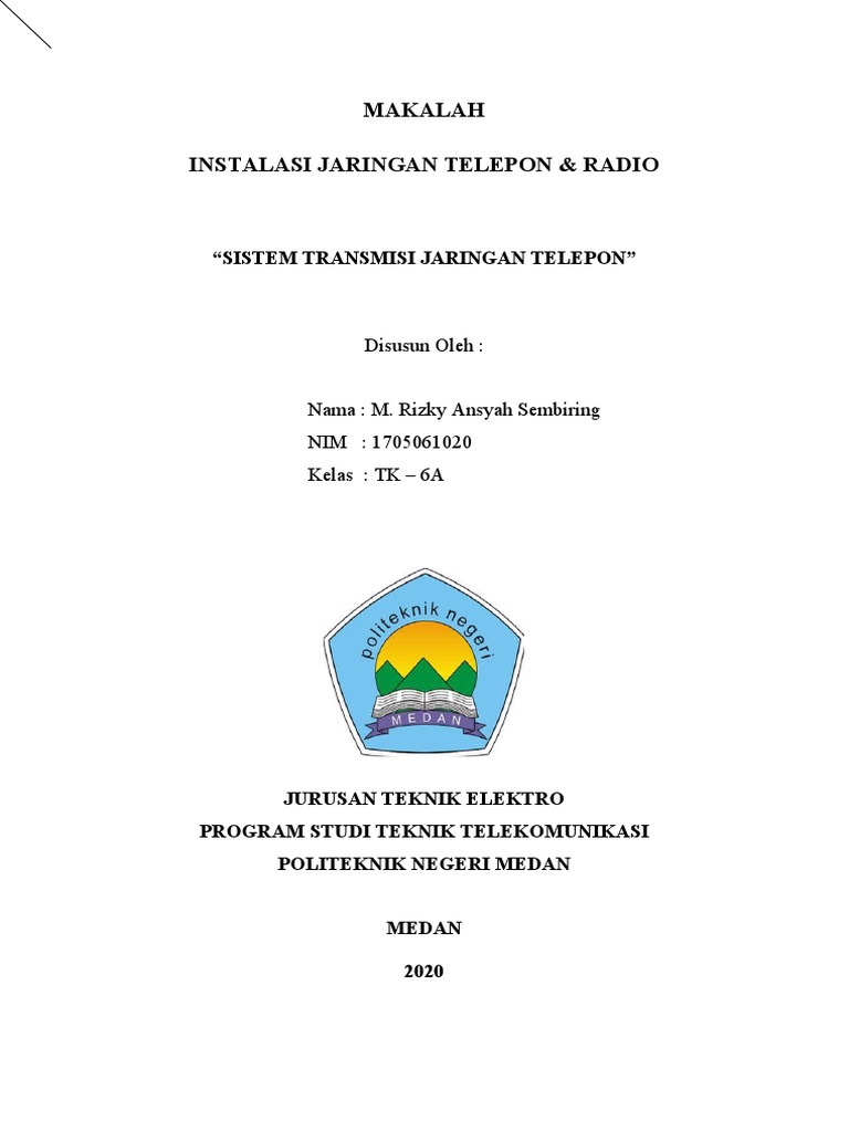 Jaringan Telepon & Radio - Rizky Ansyah | PDF | Griya & Taman | Teknologi & Rekayasa
