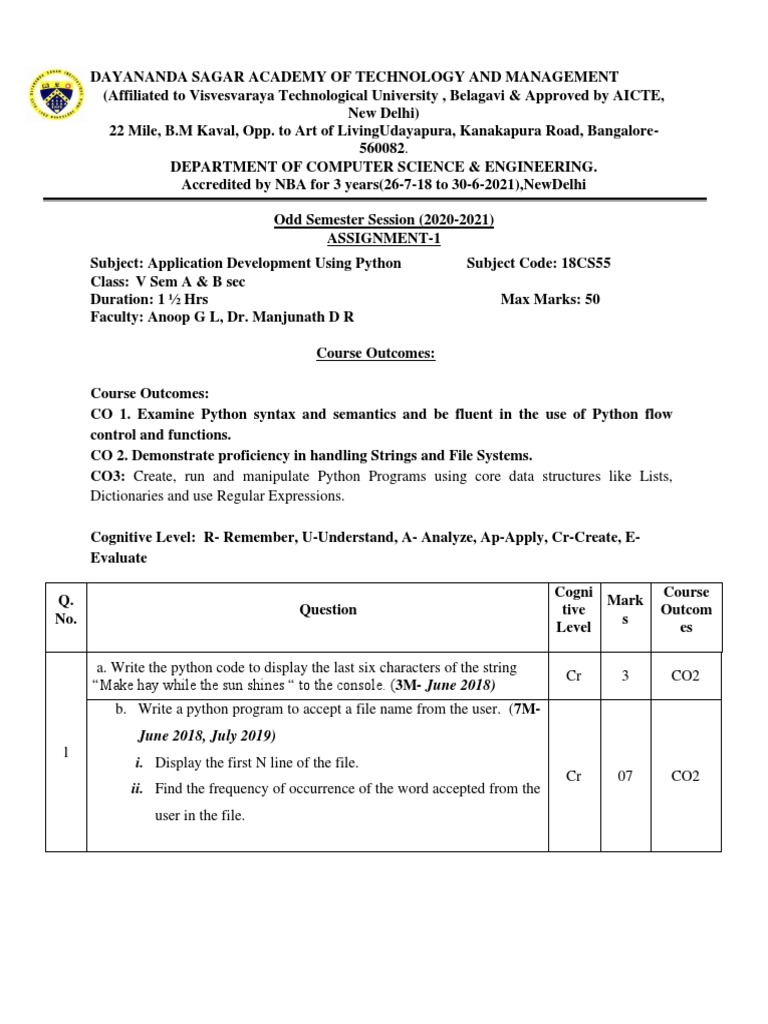 Python Assignment 2 | Download Free PDF | Regular Expression | String ...