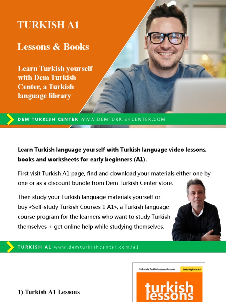 Turkish A1: Lessons & Books | PDF