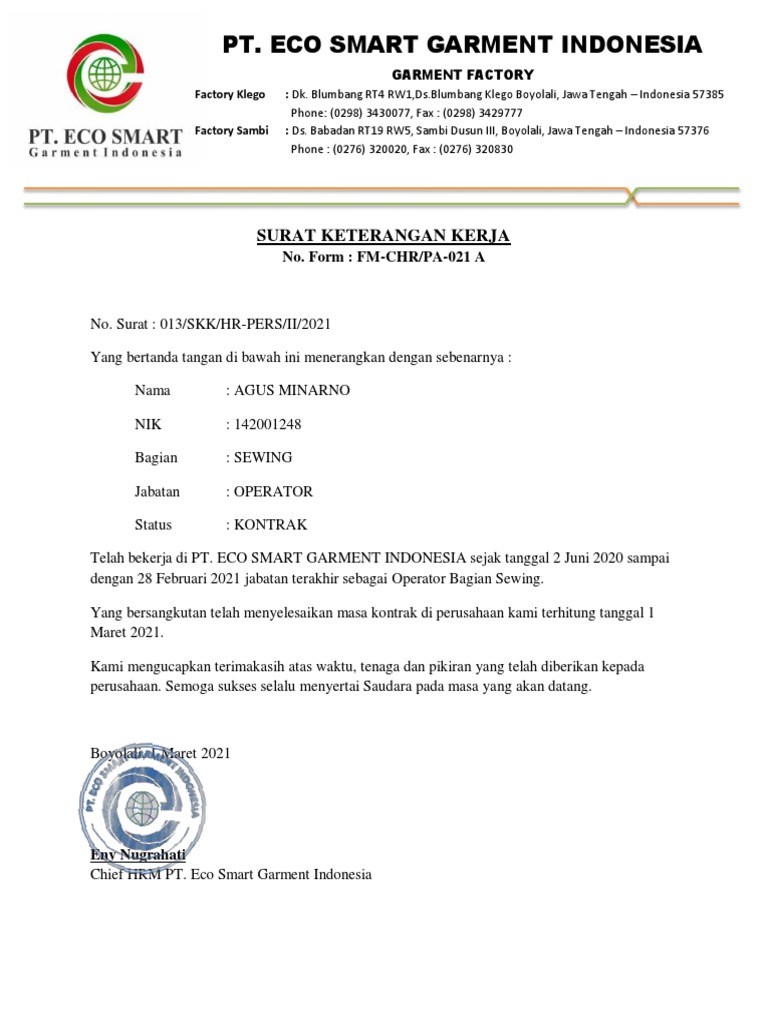 PT Ecosmart AGUS | PDF