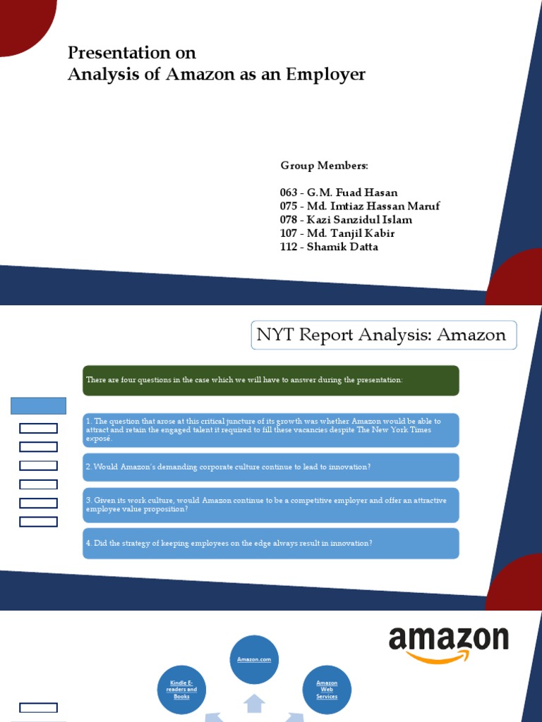 Assignment Amazon As An Employer | PDF | Employment | Business