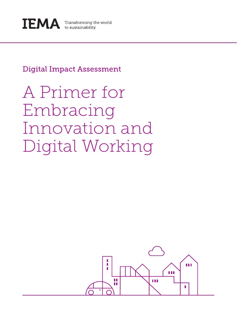 Iema Digital Impact Assessment Primer March 2020 | PDF | Augmented ...