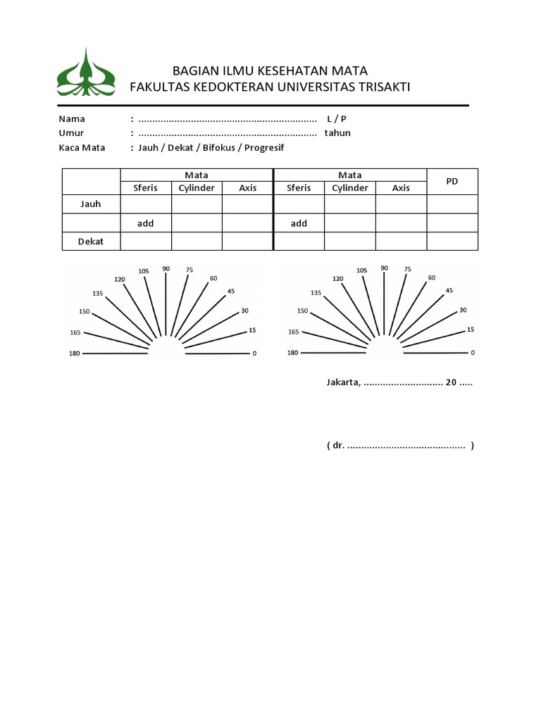 Resep Kacamata | PDF