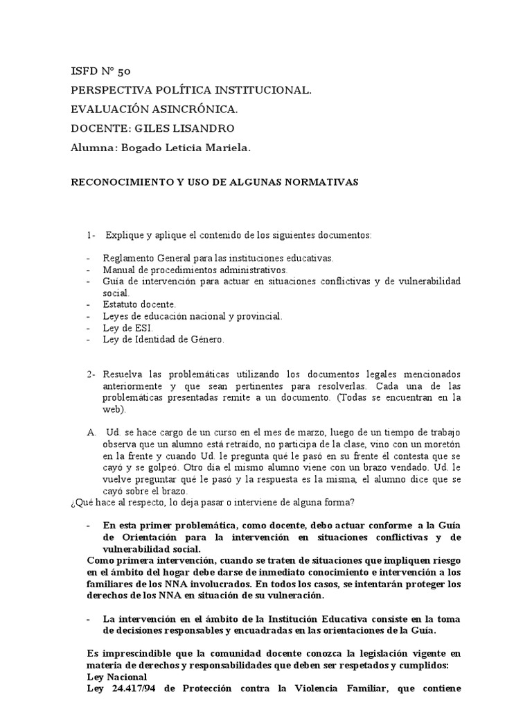 Utilización de La Normativa Vigente. | PDF | Identidad de género ...