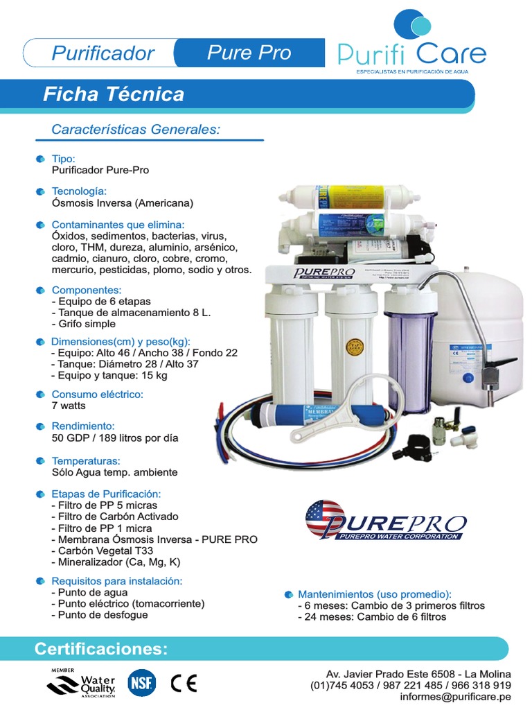 Ficha Técnica PP50 GPD - MOD | PDF
